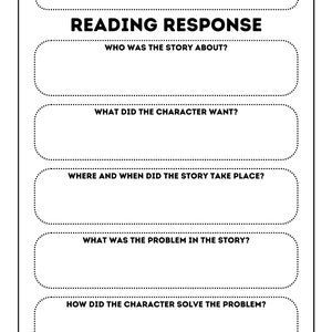 Reading Comprehension Activity Worksheets Bundle | Homeschool ...