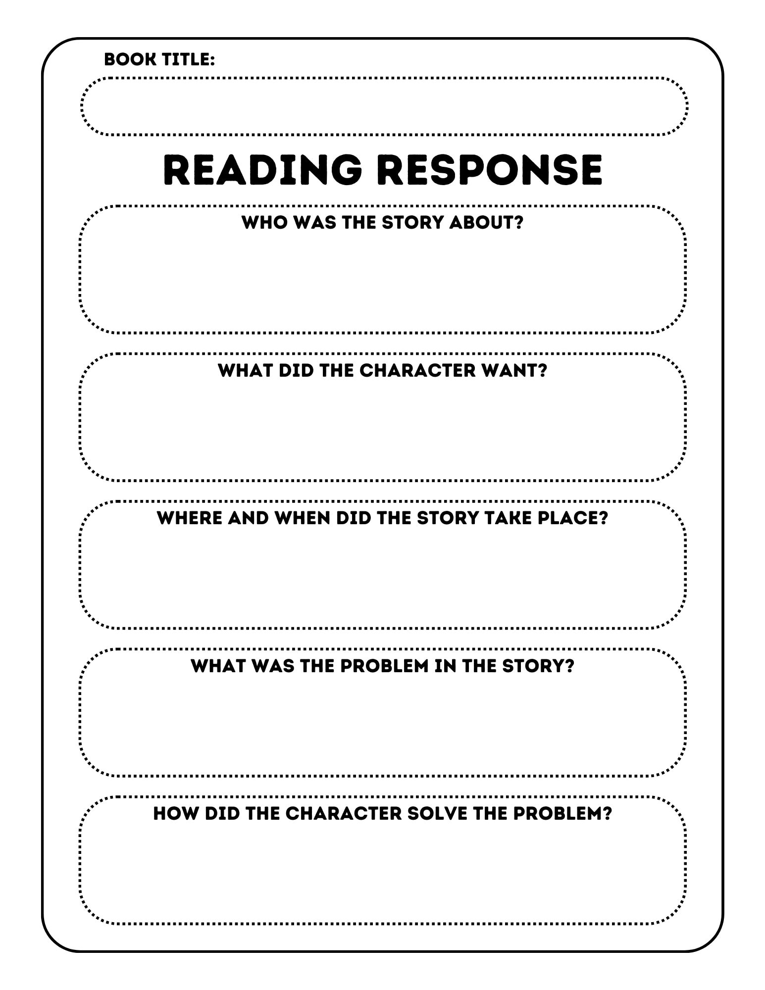 Reading Comprehension Activity Worksheets Bundle | Homeschool ...