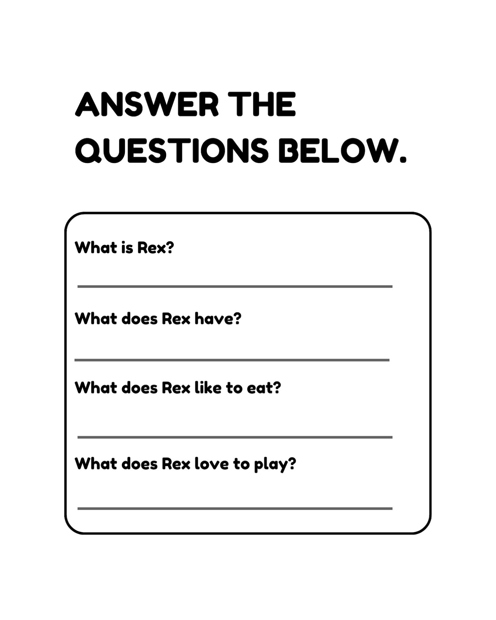 Reading Comprehension Worksheets Bundle | Kindergarten | Homeschool ...