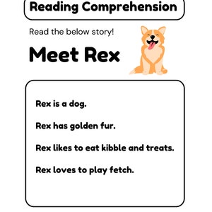 Reading Comprehension Worksheets Bundle | Kindergarten | Homeschool ...