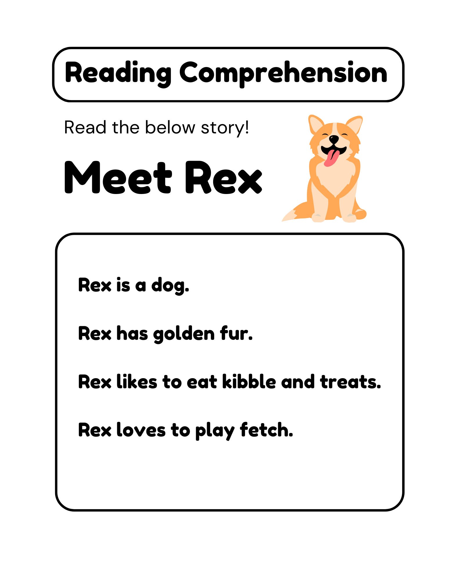 Reading Comprehension Worksheets Bundle | Kindergarten | Homeschool ...