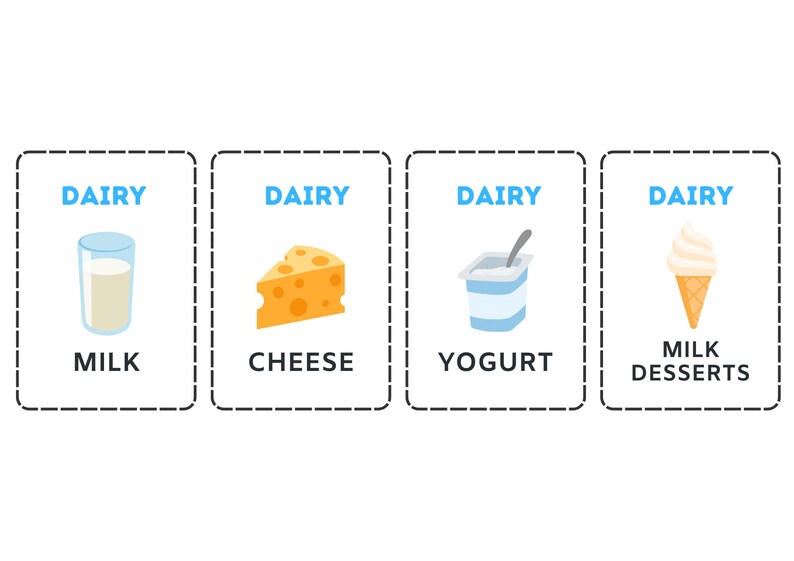 Nutrition Flash Cards, Food Groups, Healthy Eating, Meal Planning ...