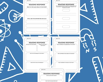 Reading Comprehension Worksheets Bundle | Kindergarten | Homeschool ...