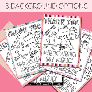 Printable Teacher Appreciation Card | Printable Coloring Cards for ...