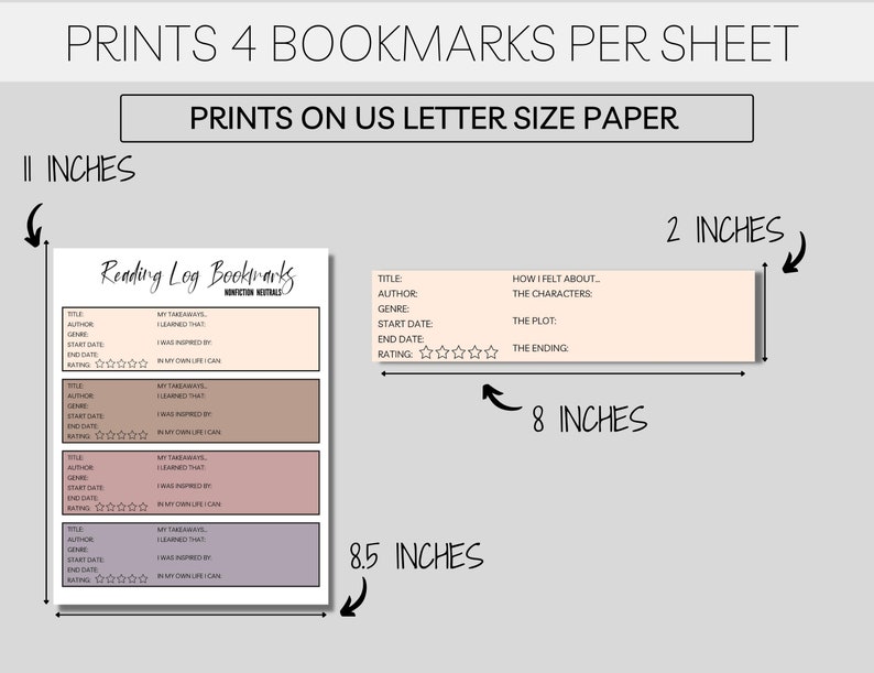 Reading Tracker Printable Bookmarks | Use Printable Bookmarks as a ...
