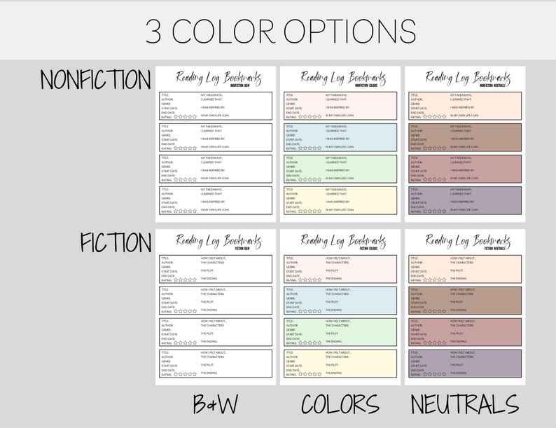 Reading Tracker Printable Bookmarks | Use Printable Bookmarks as a ...