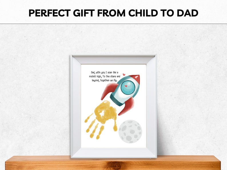 Father's Day Handprint Craft BUNDLE | 6 Designs Handprint or Footprint ...