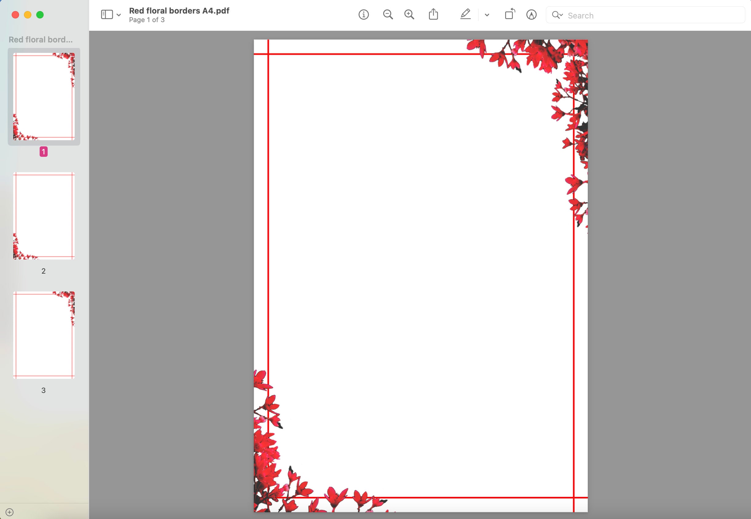 Page Border Designs Corel Draw