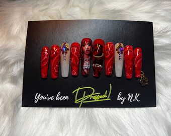 Cardi B Nails - Etsy