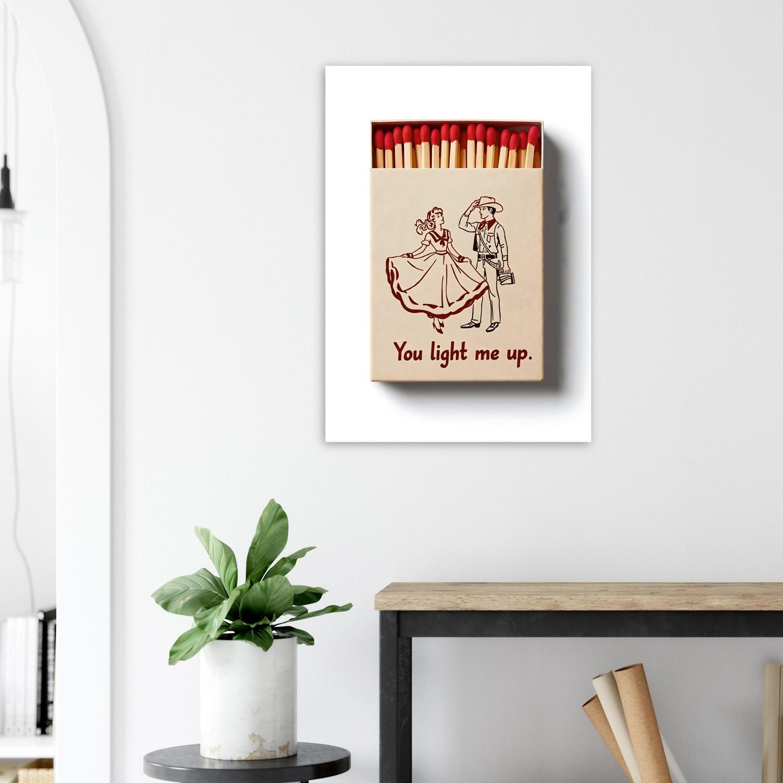 Vintage Matchstick Box Poster Print - Etsy