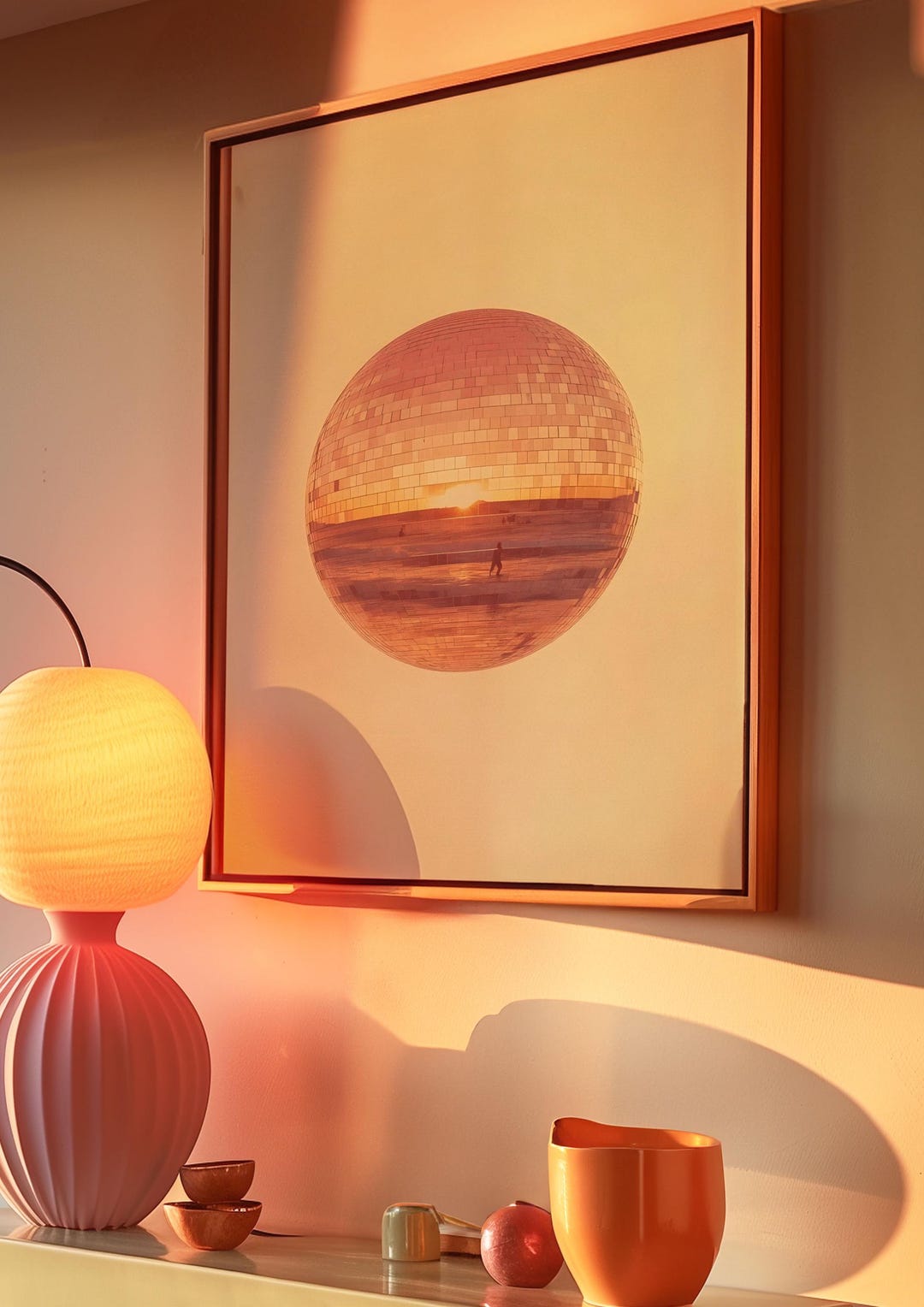 Sunset Disco II Digital Print - Etsy