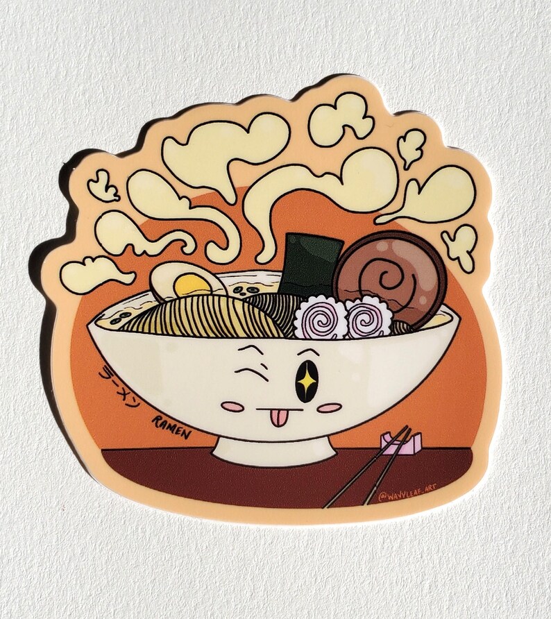 Ramen Sticker - Etsy