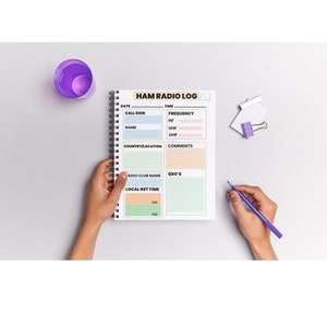 Ham Radio Log W/phonetic Alphabet - Etsy