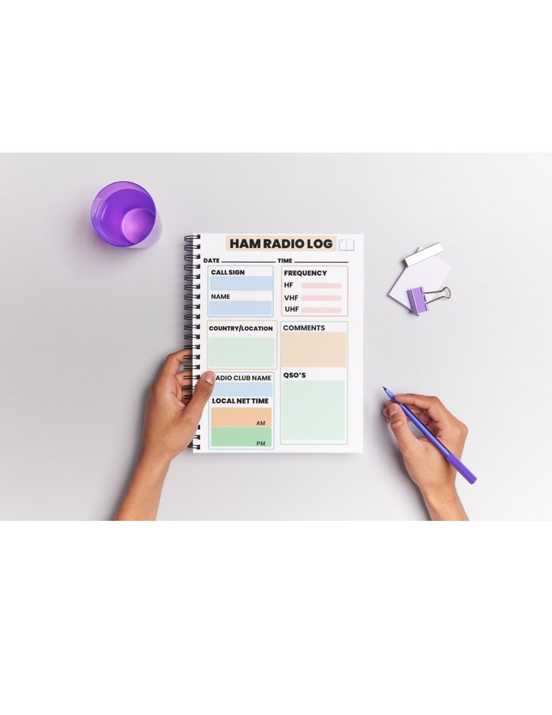 Ham Radio Log W/phonetic Alphabet - Etsy