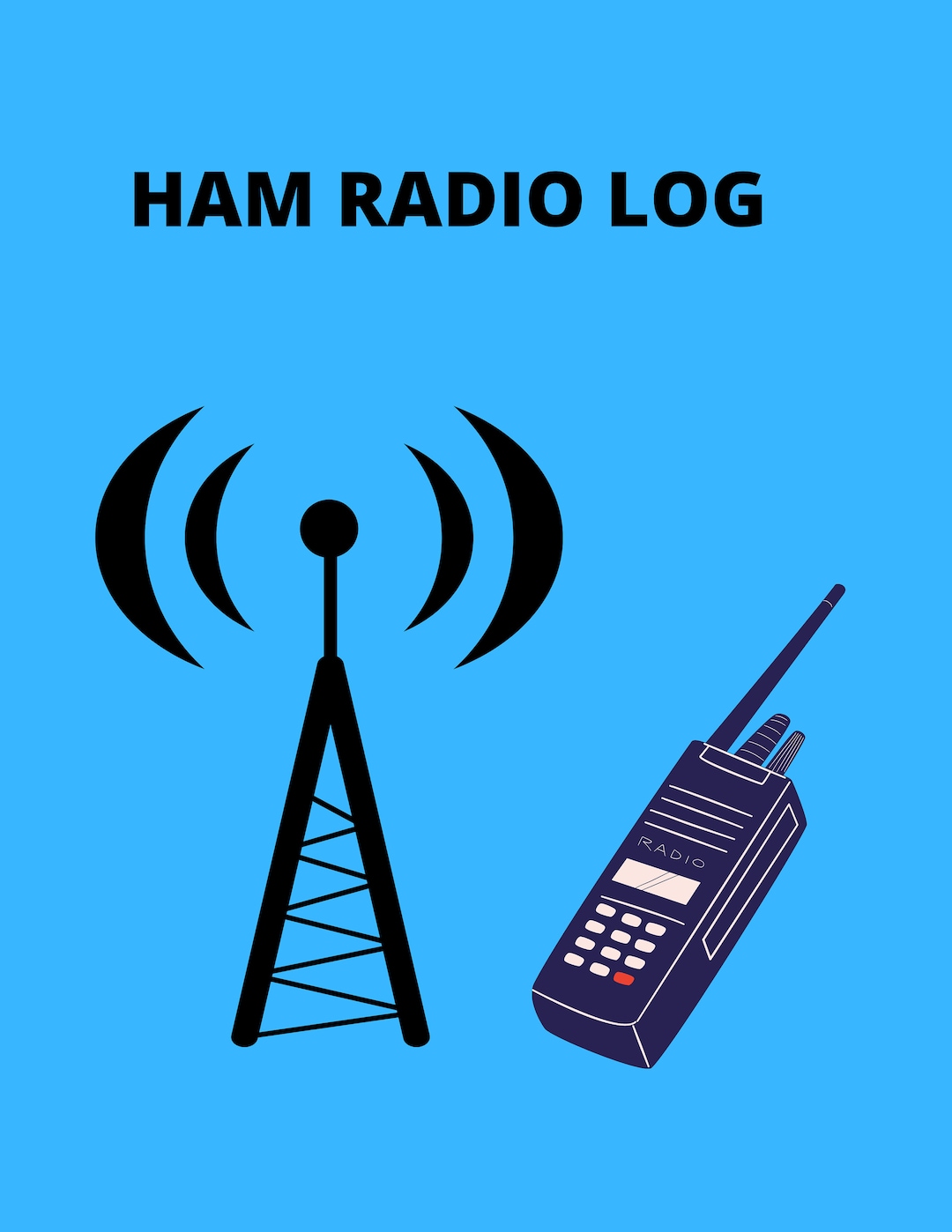 Amateur Radio Logbook - Etsy