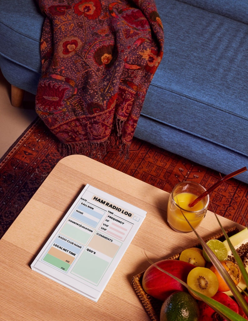 Ham Radio Log W/phonetic Alphabet - Etsy