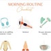 Self Care Morning Routine Printable Self Love Worksheet Mental Health ...