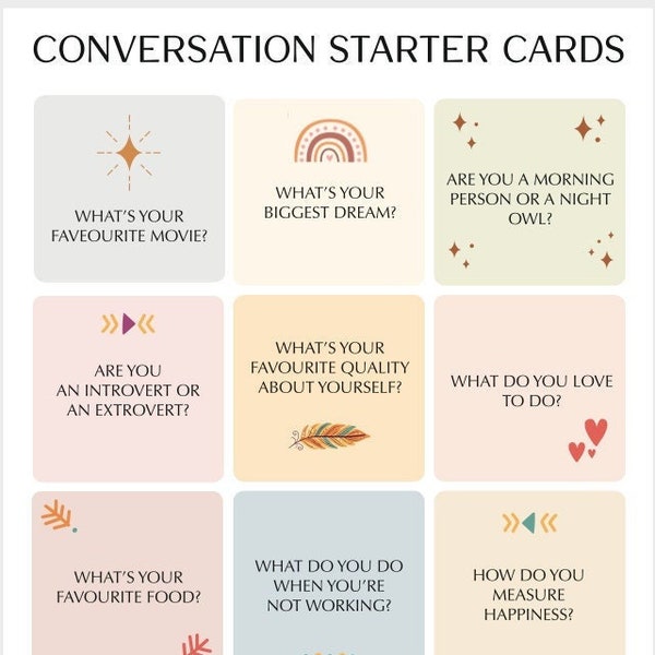 Therapy Conversation Cards - Etsy