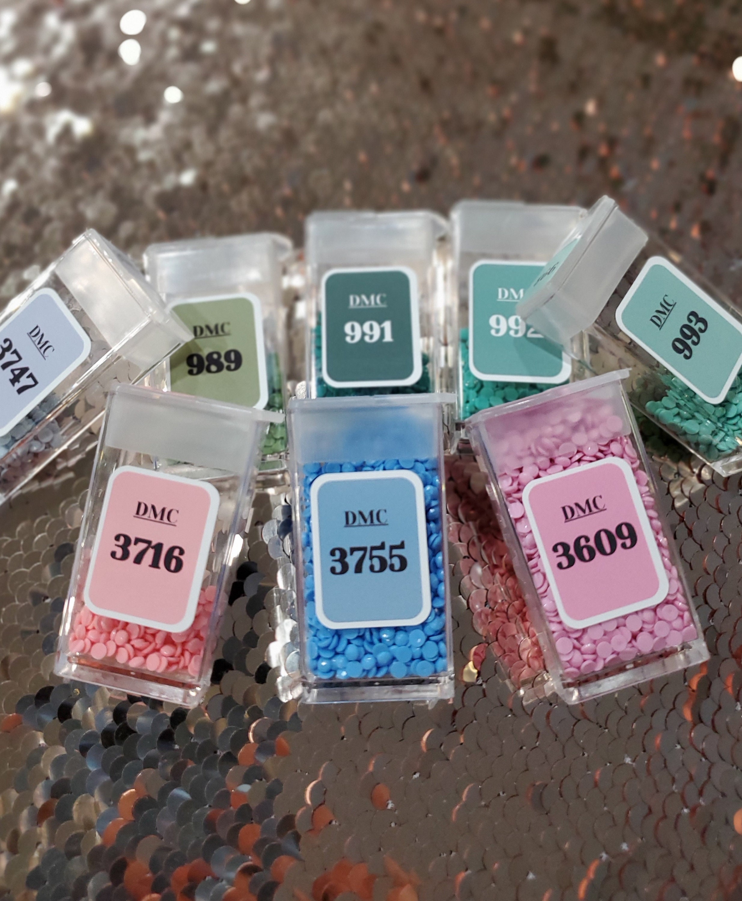 DMC Diamond Painting Labels Color Coordinated DMC Stickers - Etsy