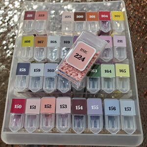 DMC Diamond Painting Labels, Color Coordinated DMC Stickers for Diamond ...
