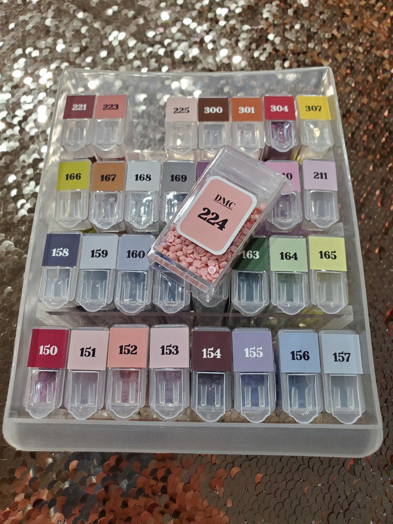 DMC Diamond Painting Labels Color Coordinated DMC Stickers - Etsy