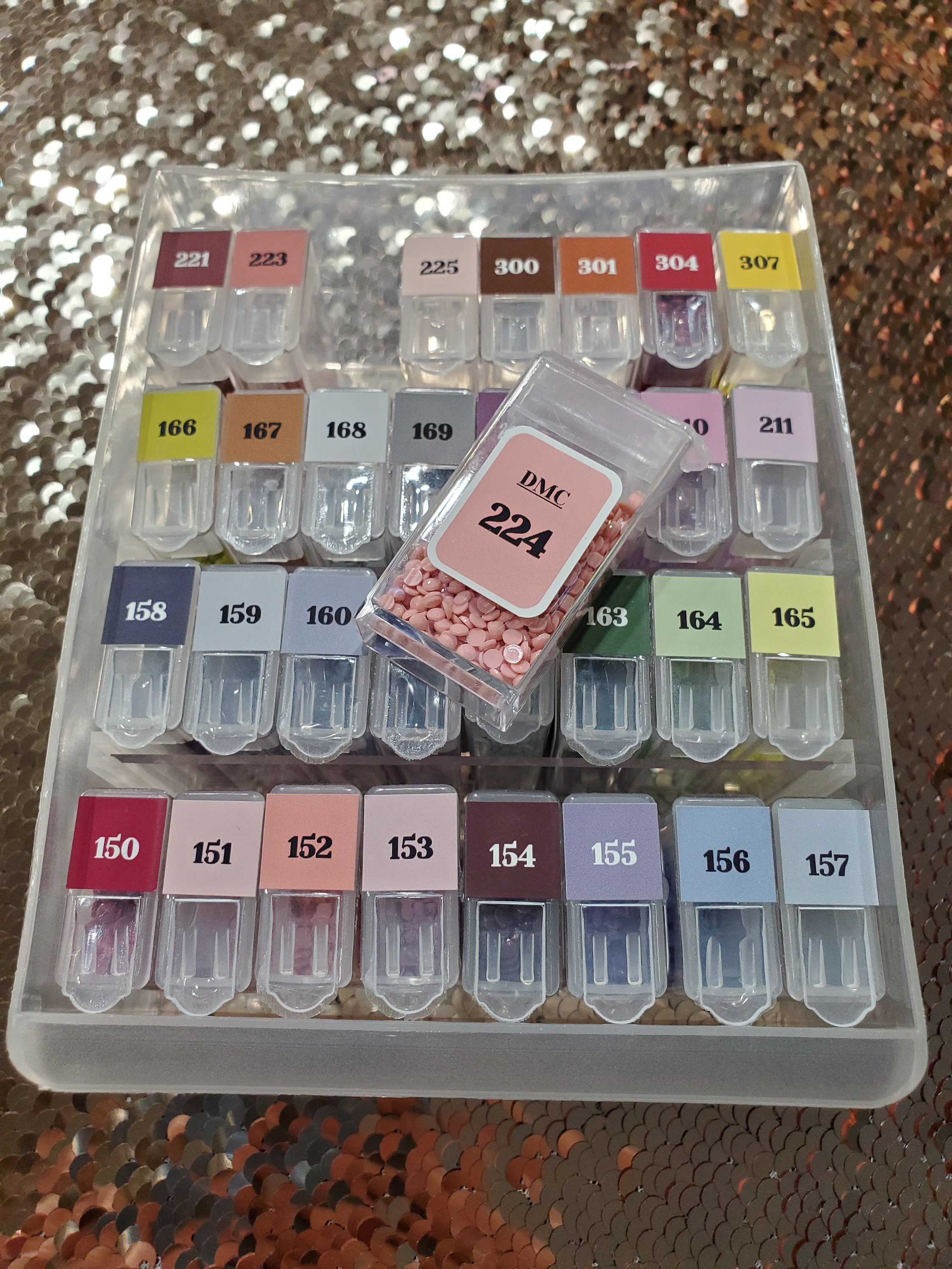 DMC Diamond Painting Labels Color Coordinated DMC Stickers - Etsy