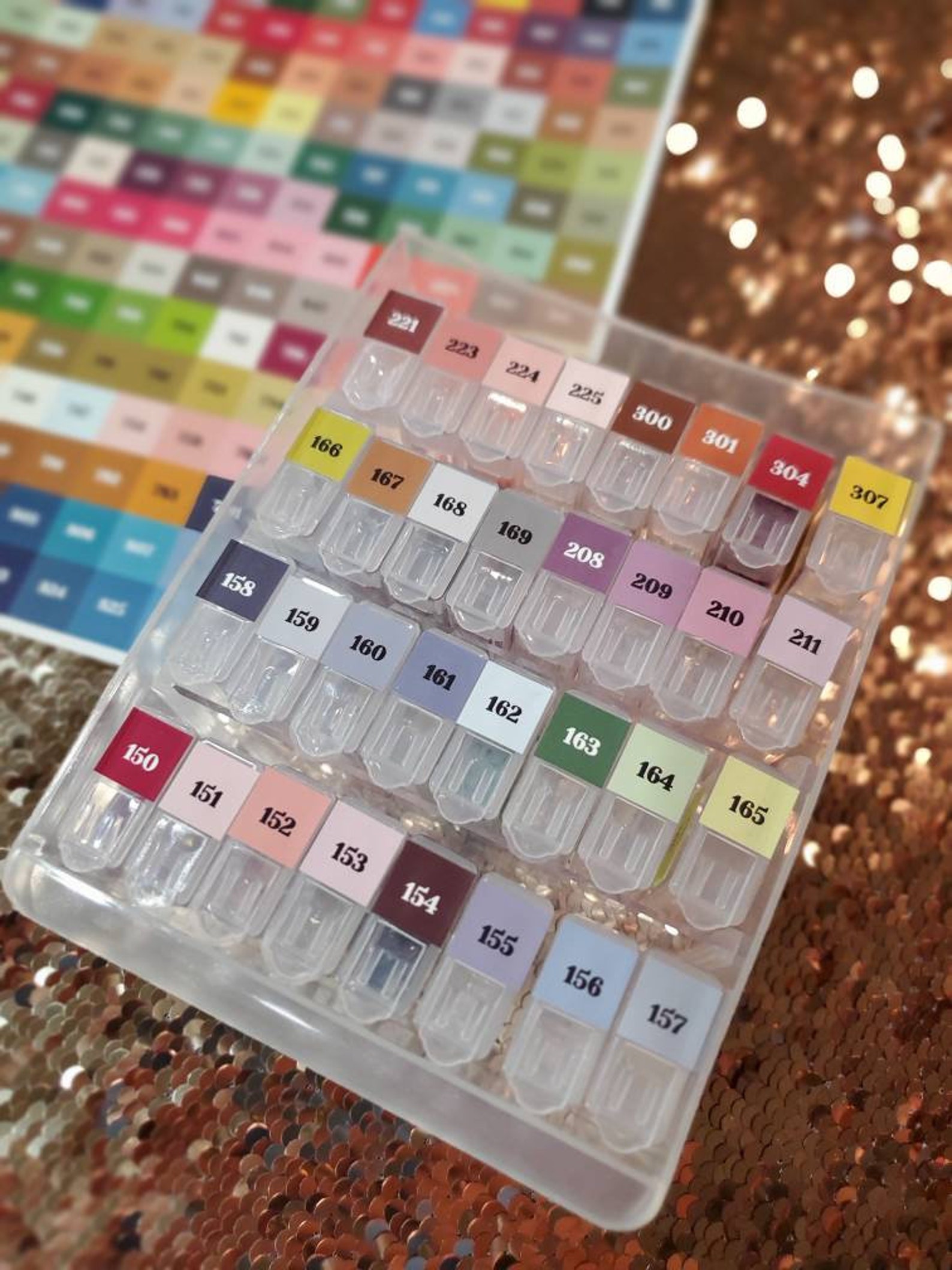 Small DMC Diamond Painting Labels Color Coordinated DMC - Etsy