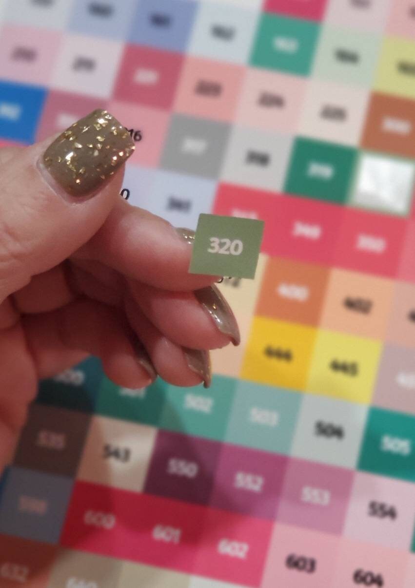 Small DMC Diamond Painting Labels Color Coordinated DMC - Etsy