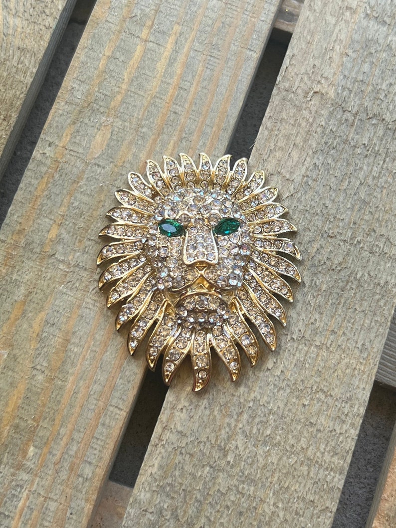 Exotic Tiger Brooch, Tiger Head Brooch Fall Brooch, Fancy or Christmas ...