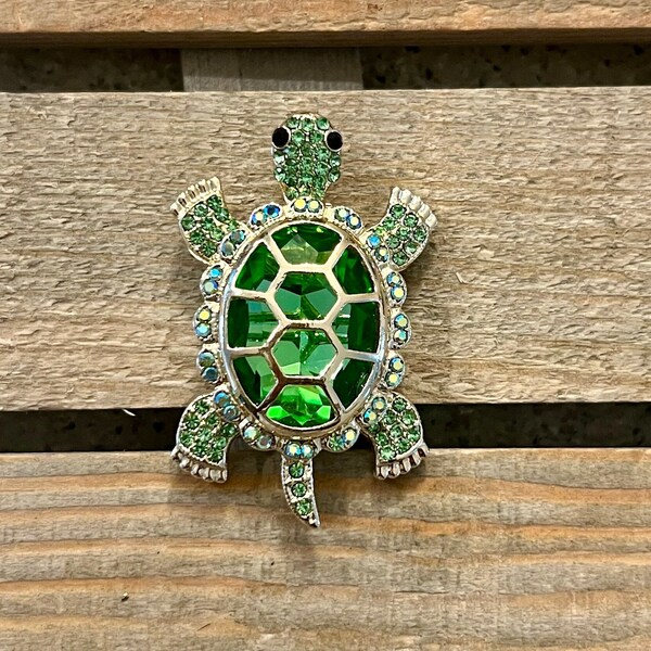 Turtle Enamel Pin - Etsy
