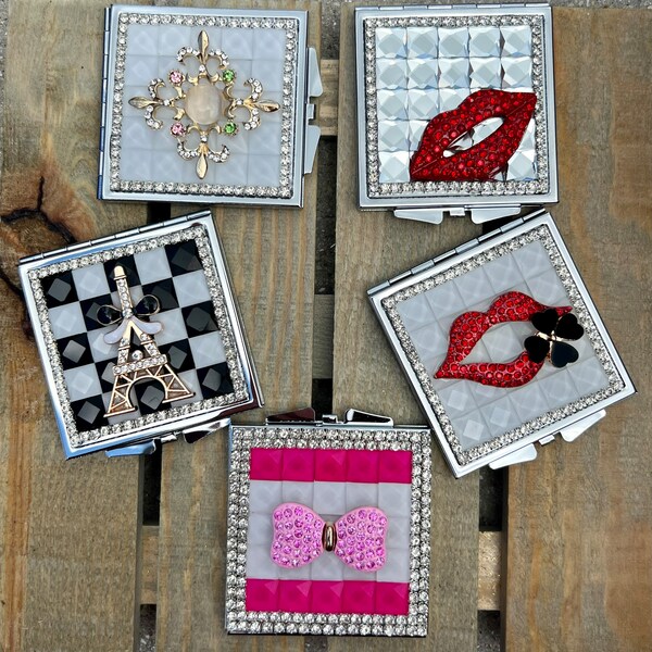 Bling Compact Mirror - Etsy
