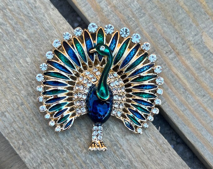 Vintage Napier Turkey Pin, Thanksgiving Brooch, Fall Jewelry, Turkey ...