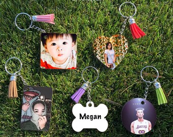 Custom Text Keychain - Etsy