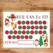 Printable Christmas Reward Chart, Christmas Potty Chart, Santa Reward ...
