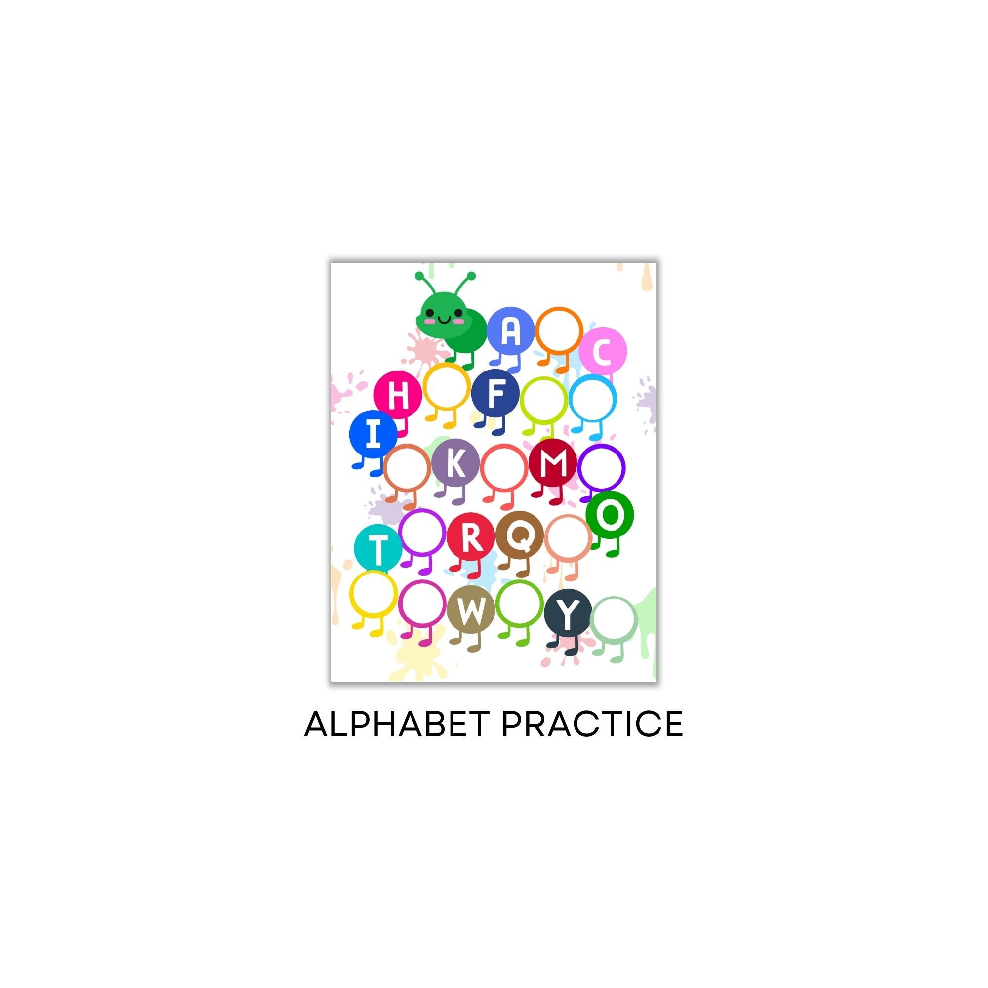 Printable Alphabet Activity Book, Preschool Worksheets, Toddler ...