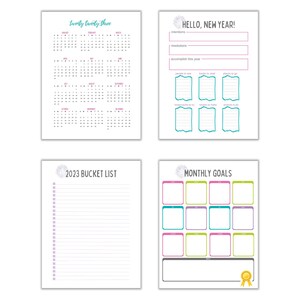 Printable Goal Planner 2023, Goal Setting Printable, Goal Tracker ...