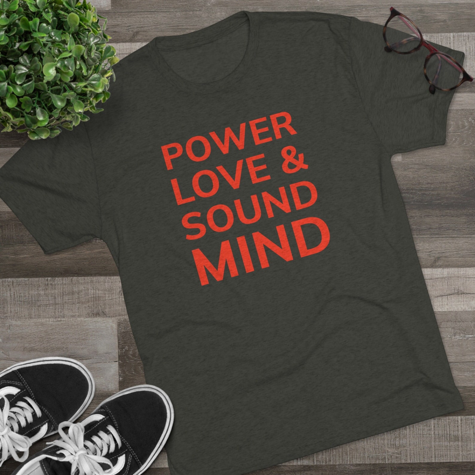 Power, Love, & Sound Mind RETAIL FIT Tshirt // Christian Tee // Unisex ...