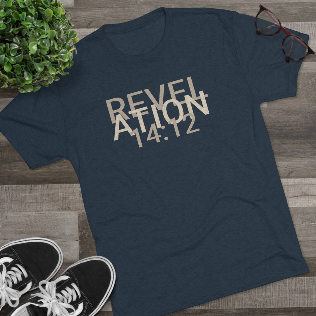 Revelation 14:12 RETAIL FIT Tshirt // Bible Verse Tee // Christian Tee ...