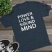 Power, Love, & Sound Mind RETAIL FIT Tshirt // Christian Tee // Unisex ...