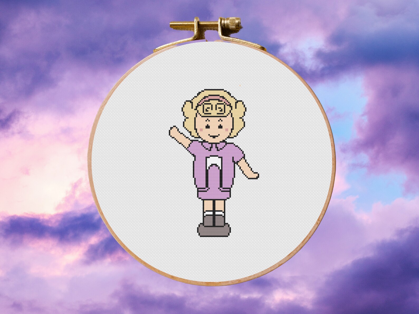 Polly Pocket Cute Cross Stitch Pattern, Instant Download, PDF Only - Etsy