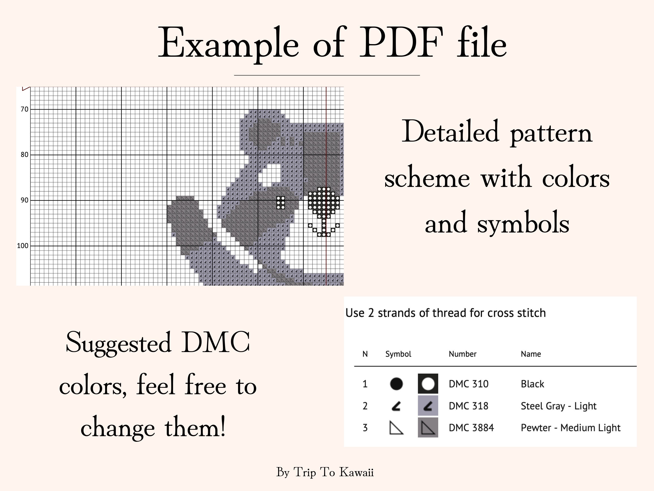 Maneki Neko Good Luck Pattern, Instant Download, PDF Only - Etsy