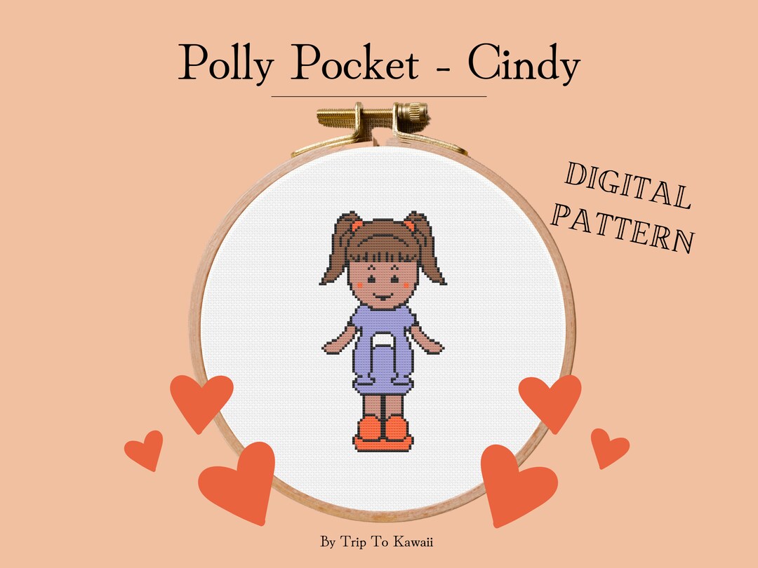 Polly Pocket Nostalgic Cross Stitch Pattern, Instant Download, PDF Only ...