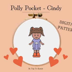 Polly Pocket Nostalgic Cross Stitch Pattern, Instant Download, PDF Only ...