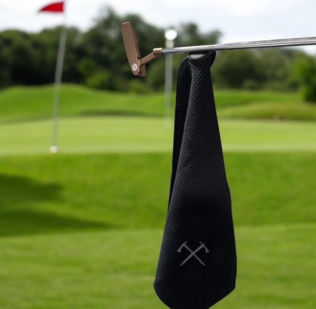 Magnetic Golf Towel With Embroidery CA Pipehawks - Etsy