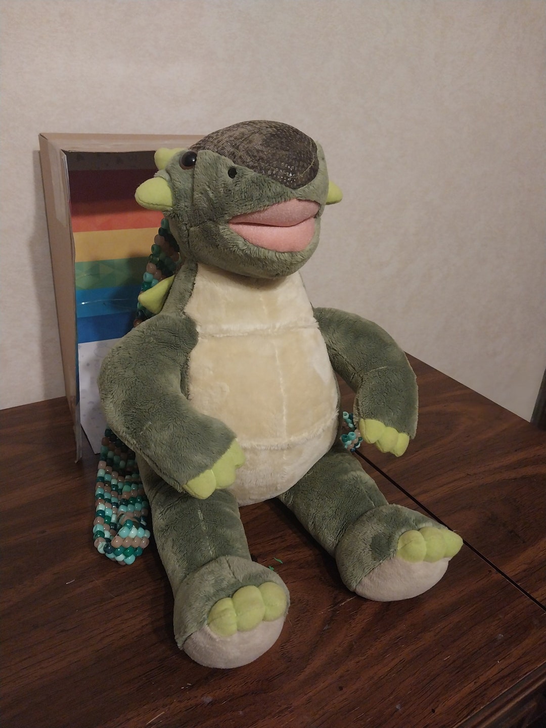 Green Dinosaur Backpack - Etsy