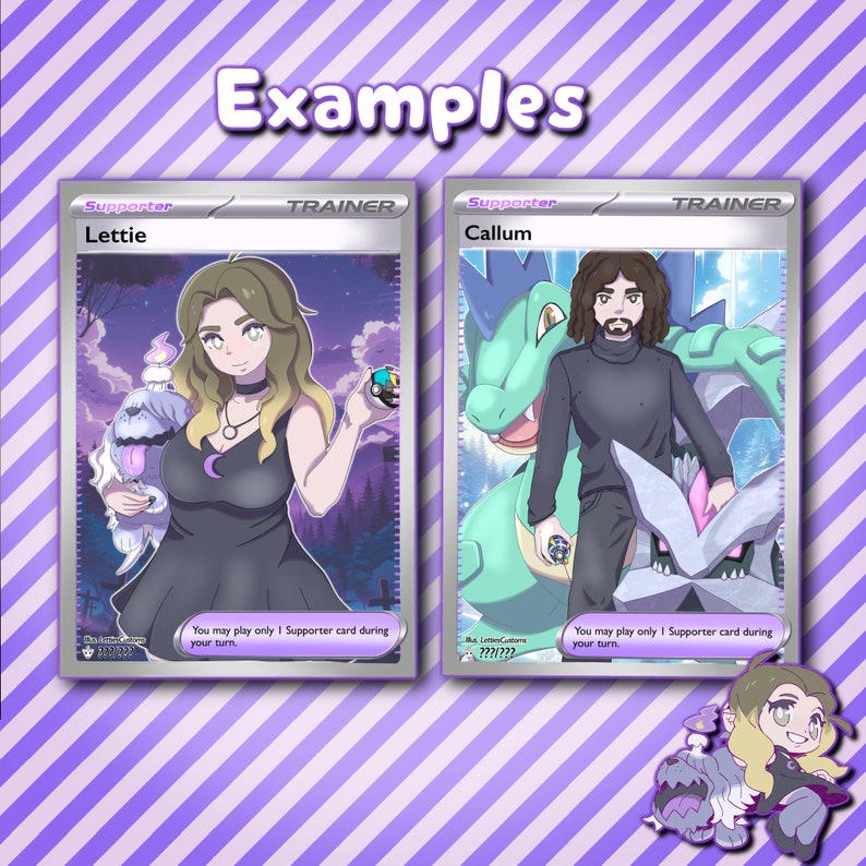 Custom Pokémon Trainer Card - Etsy
