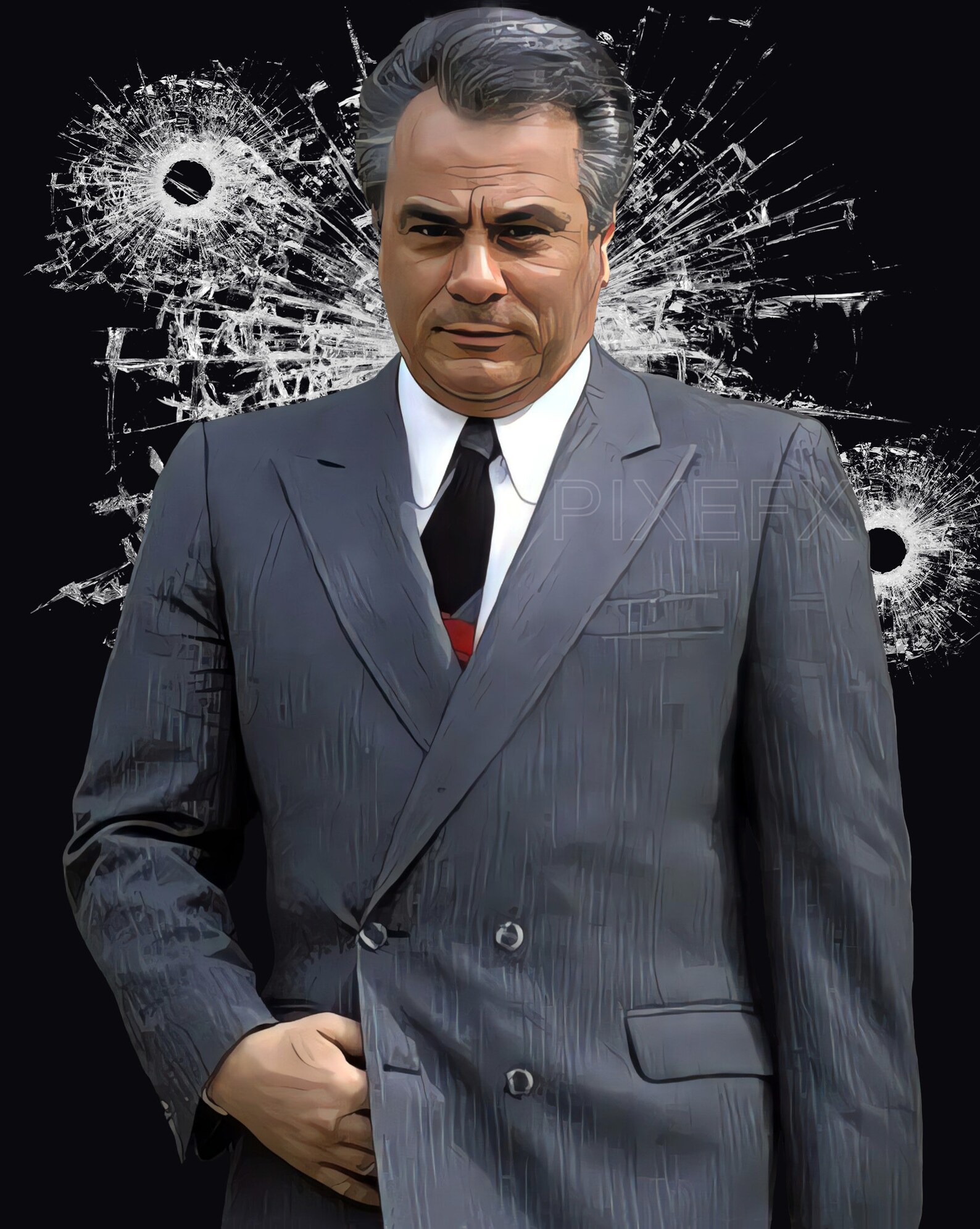 John Gotti Poster Gotti Digital Oil Painting Gotti Print - Etsy