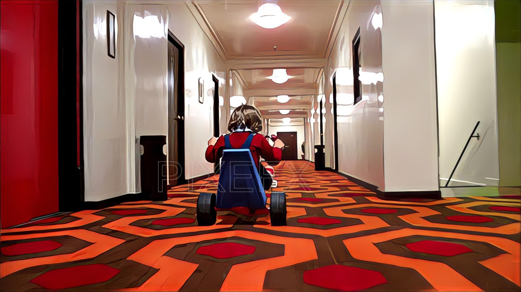 The Shining Poster the Shining Go Kart Poster Shining | Etsy