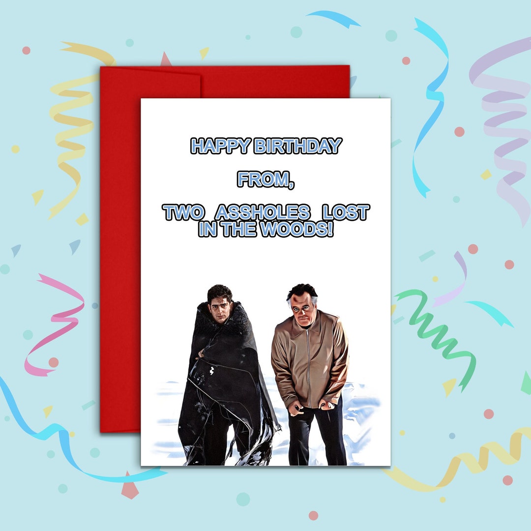 The Sopranos Pine Barrens Funny Birthday Card Sopranos Card - Etsy