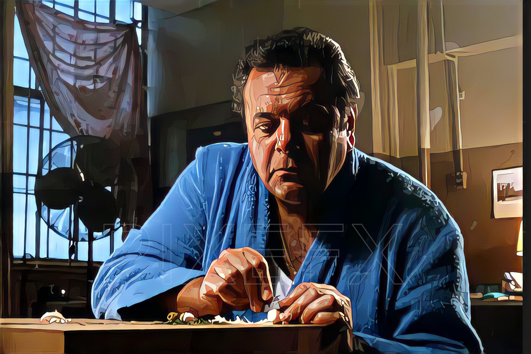 Paulie Goodfellas Poster Goodfellas Oil Painting Poster | Etsy